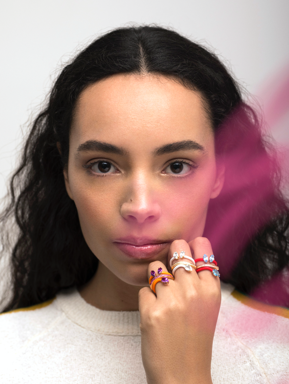 COMPOSABLE VINE RING IN WHITE – Bea Bongiasca