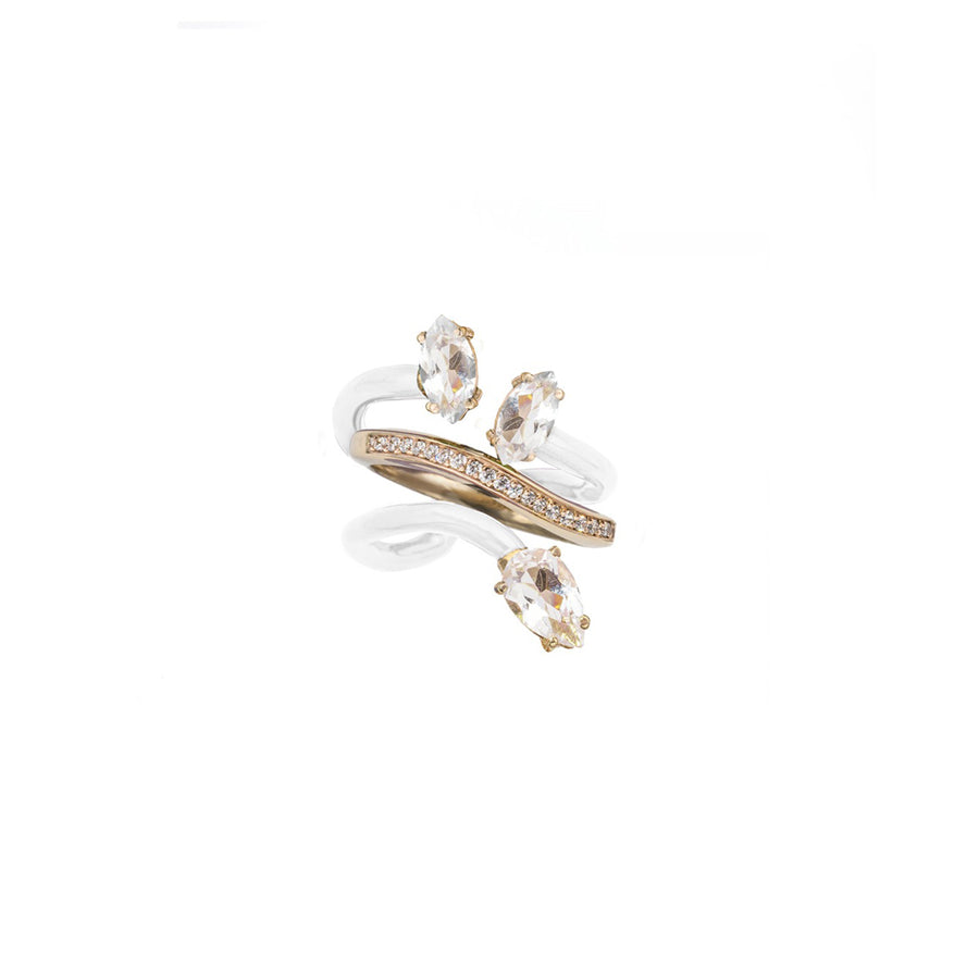 COMPOSABLE VINE RING ~ IN WHITE – Bea Bongiasca